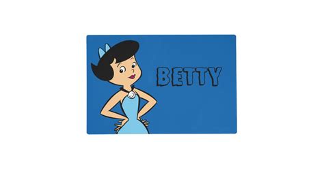 The Flintstones Betty Rubble Placemat Zazzle