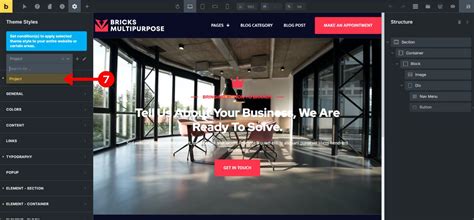 How To Import And Set Up Bricks Theme Style Bricks Awesome