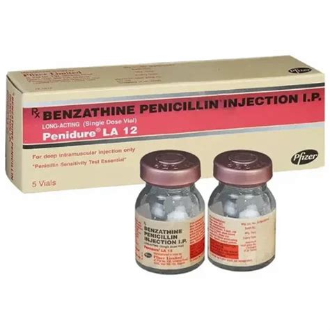 Penidure La 12 Injection At ₹ 25 Vial Penicillin G Injections In