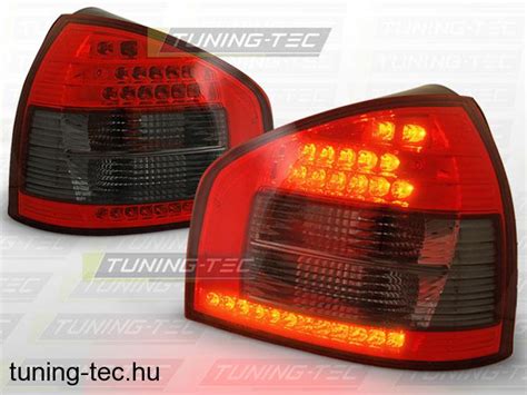Hátsó Lámpák Audi A3 08 96 08 00 Red Smoke Led Tuning Tec Hátsó Lámpa