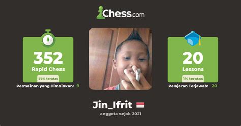 Jin Ifrit Jin Ifrit Profil Catur