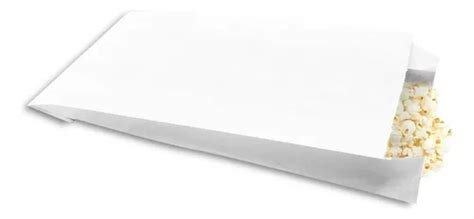 Bolsa Papel Grado Alimenticio Blanca 115x23x53 Cms 1000 Pz