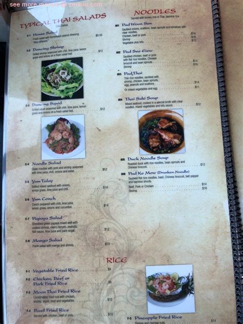 Online Menu Of Moon Thai And Japanese Restaurant Palm Beach Gardens