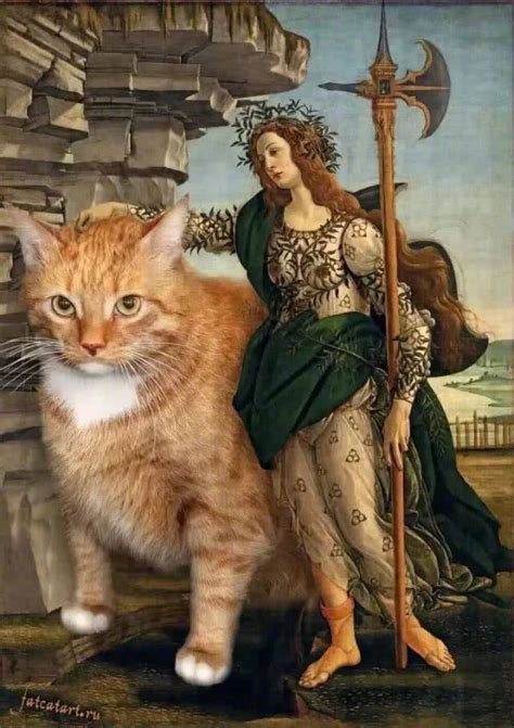 橘猫乱入世界名画 俄罗斯艺术家 Svetlana 高清图片，堆糖，美图壁纸兴趣社区