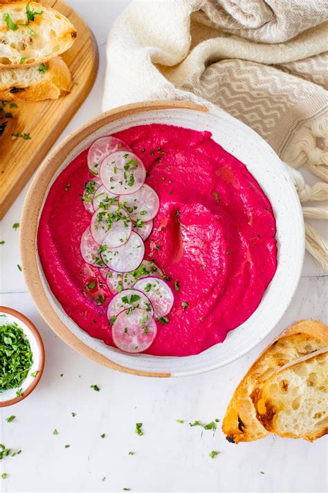 Simple Roasted Beet Hummus This Savory Vegan