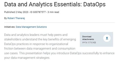 Alexander Kilpady Davies En Linkedin Dataops Gartnerda