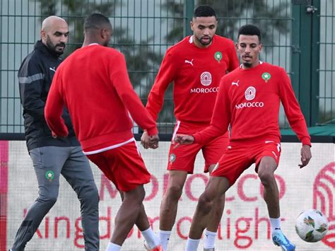 المنتخب الوطني المغربي يختتم استعداداته بمركب محمد السادس قبل التوجه
