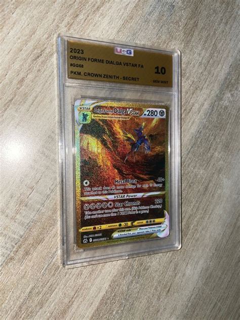 Crown Zenith Pokémon Graded Card Origin Forme Dialga Catawiki
