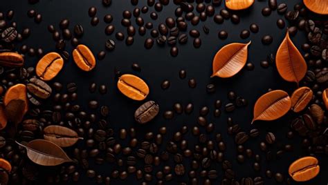 Premium Photo Spices Nuts And Cocoa Beans On Dark Background