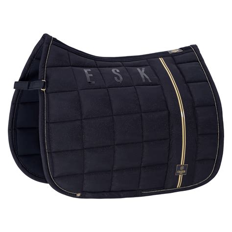 ESKADRON Heritage Schabracke Big Square Sparkle Navy Pony Dressur