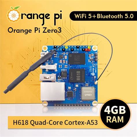 Микрокомпьютер orange pi zero 3 купить по низким ценам в интернет магазине ozon 1069871306