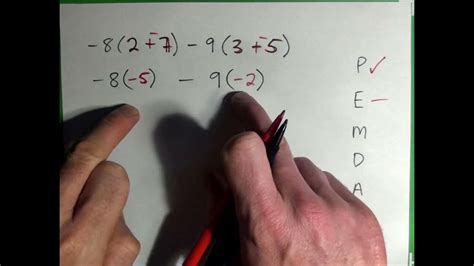8 2 7 9 3 5 Simplify The Expression Using Pemdas Youtube