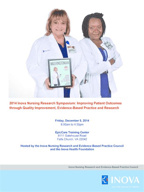 Fillable Online 2014 Inova Nursing Research Symposium Improving