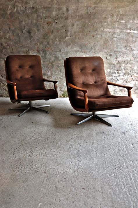 Eugen Schmidt Lounge Chair Set Of 2 Ottoman Soloform 1960s