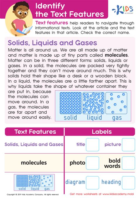 Using Text Features Worksheet Free Worksheets Printable