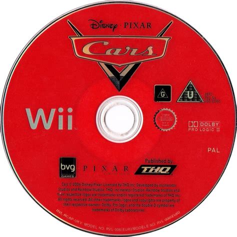 DisneyPixar Cars 2006 Wii Box Cover Art MobyGames