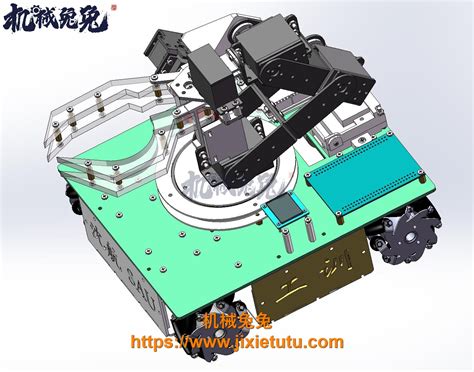 机械臂图纸气动机械手六轴3d图纸自由度机械臂solidworks设计90套 机械兔兔