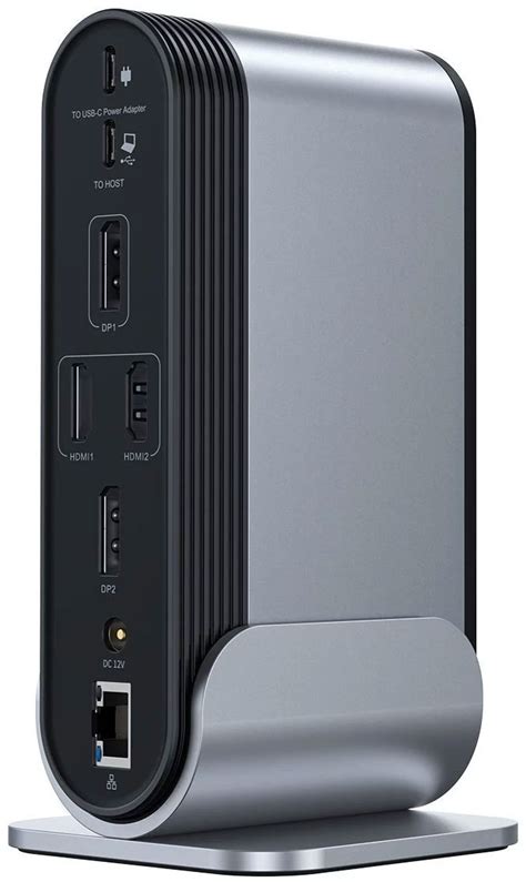 Док-станция Baseus USB3.2 Type-C 16 in 1, 2xHDMI/2xDP/2xUSB-C/3xUSB ...