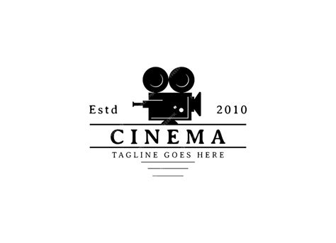 Diseño De Logotipo De Cine Logotipo De Película Rollo De Película Con Plantilla De Diseño De