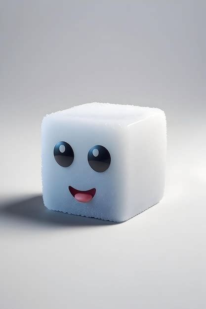 Premium Photo Sugar Cube