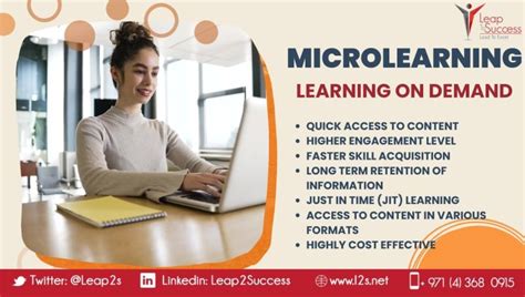 Leap2success On Linkedin Microlearning Professionaldevelopment