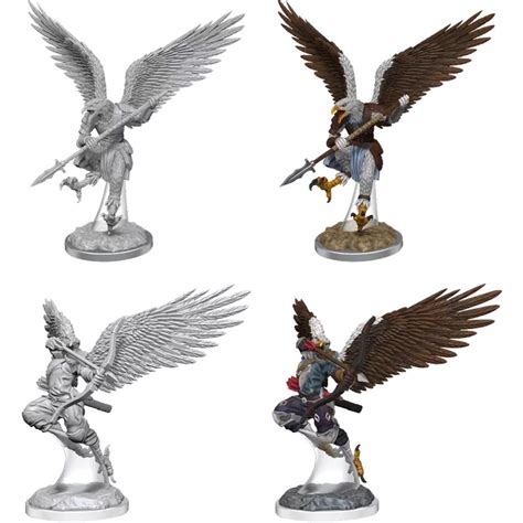 Dandd Unpainted Mini Aarakocra Fighters Anime And Things