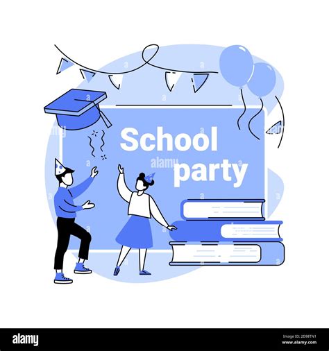 Cartoon Classroom Party