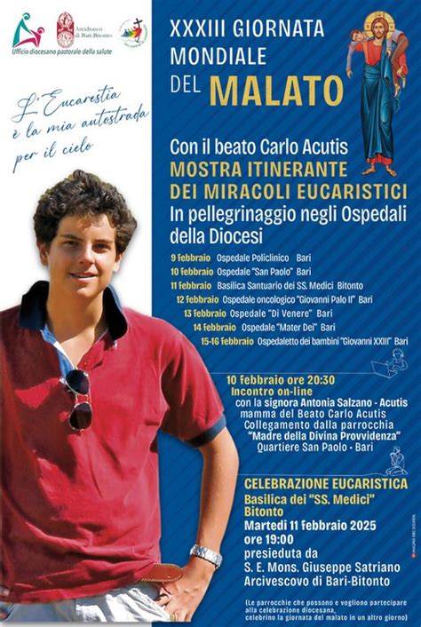 Bitonto Ospita La Celebrazione Della Giornata Mondiale Del Malato Con