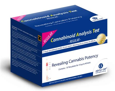 Alpha Cat Test Kit Cannabinoid Tests Und Potenzkontrollen In Cannabis