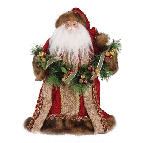 Santa Tree Topper Lighted Limited Time Sale Easy Return