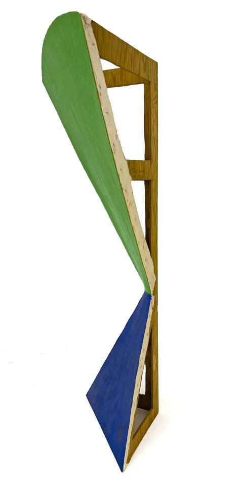 Marilyn Lenkowsky Untitled Green And Blue Triangles Capsule Auctions