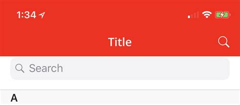 Objective C Uisearchcontroller Background Not Matching