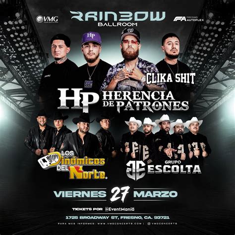 Herencia De Patrones Fresno Ca Find Tickets At Eventmania