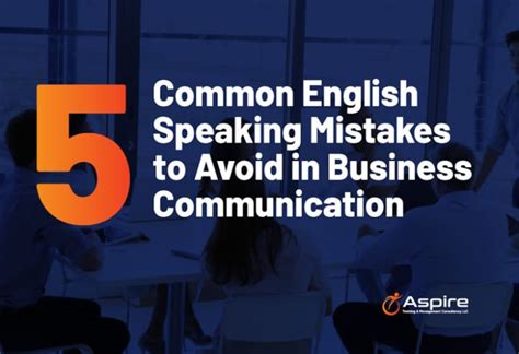 5 Common Mistakes In English Speaking AspireTMC