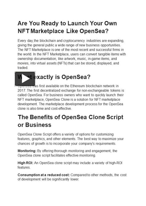 Ppt Opensea Clone Script Powerpoint Presentation Free To Download