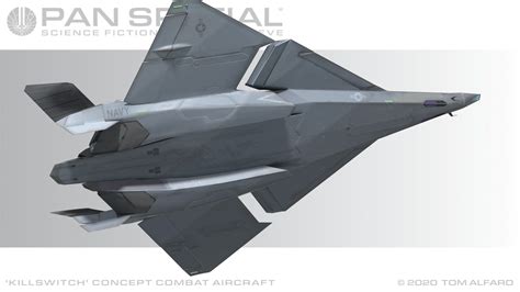 Killswitch Concept Combat Aircraft Part PAN SPATIAL Aerospace Concept Design Aircraft