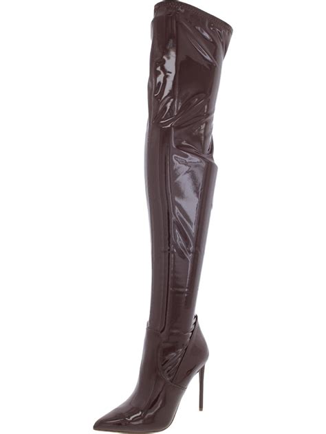 Steve Madden Vava Padded Insole Tall Thigh High Boots In Purple Lyst