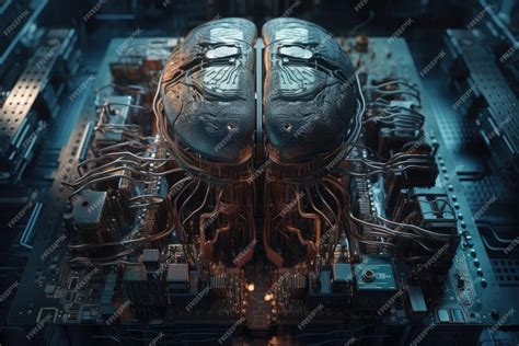 Premium Ai Image Ai Communication Network Artificial Intelligence Data Mining Deep Learning