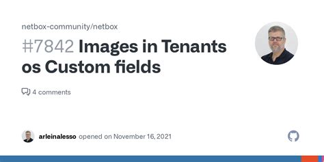 Images In Tenants Os Custom Fields Issue Netbox Community Netbox Github