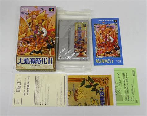 Yahooオークション Sfc スーパーファミコン 大航海時代Ⅱ 地図付属