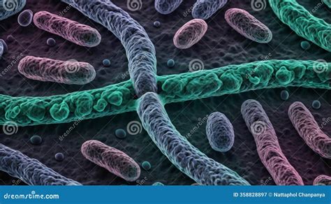 Electron Microscope Image Of Chromosome Decondensation In Telophase Illustrating The Return To