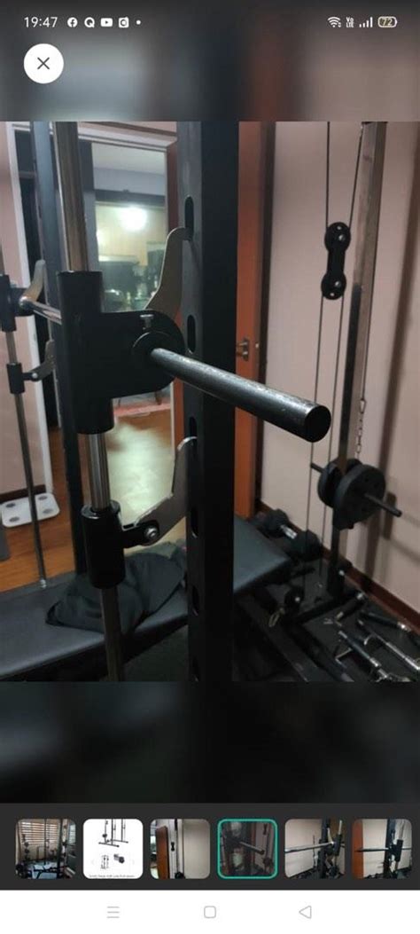 Smith Rack With Lats Pull Down And Row Machine Sports Equipment