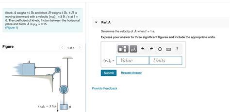 Solved Block A Weighs Lb And Block B Weighs Lb If B Is Chegg