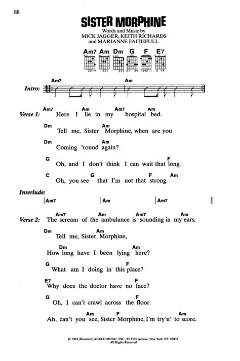 Rolling Stones Guitar Chords
