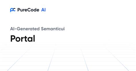 build great semanticui portal components faster using ai tools