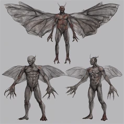 Mothman Human Hybrid Ai Generated Artwork Nightcafe Creator