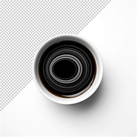 커피 컵 고립 및 현실적인 커피 투명한 배경 프리미엄 Ai 생성 Psd