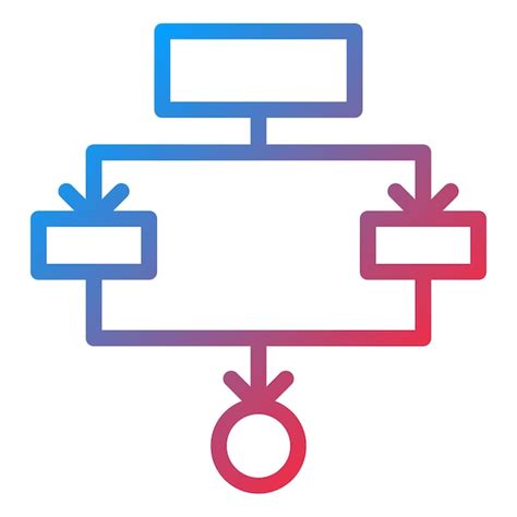 Premium Vector Vector Design Workflow Icon Style