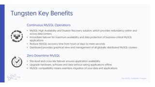 Webinar Slides Geo Distributed MySQL Clustering Done Right PPT