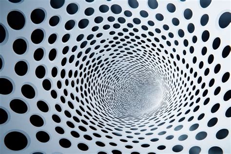 Hypnotic Illusion Of Concentric Circles Creating Mesmerizing Depth And Movement Effects Stock